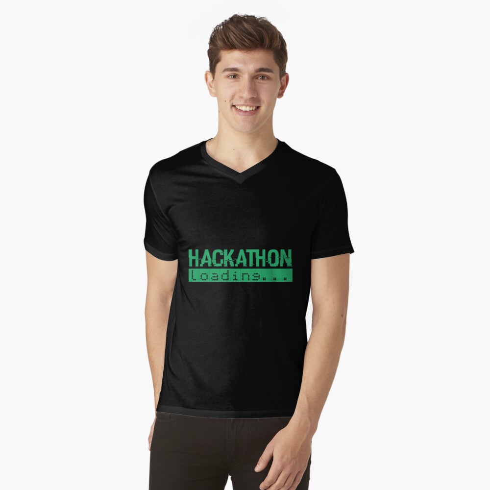 "Hackathon Loading Green Retro Coding Code" Sticker for Sale by Bronby ...