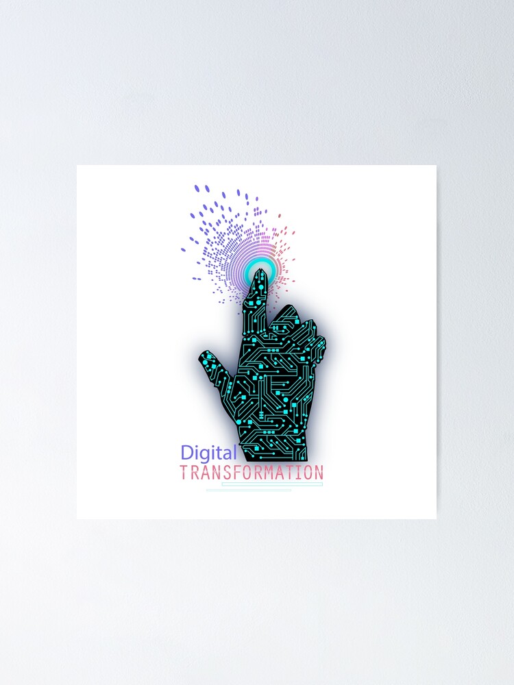 "Digital Transformation" Poster for Sale by Adriancryp | Redbubble