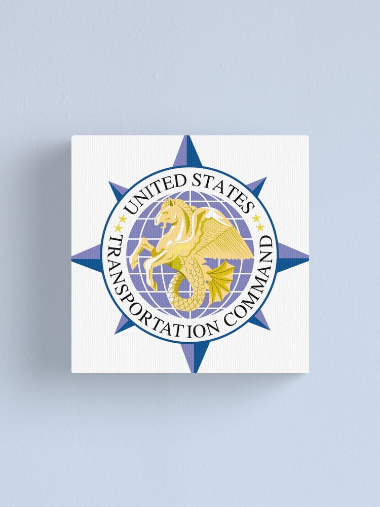 "United States Transportation Command (USTRANSCOM) Emblem" Canvas Print ...