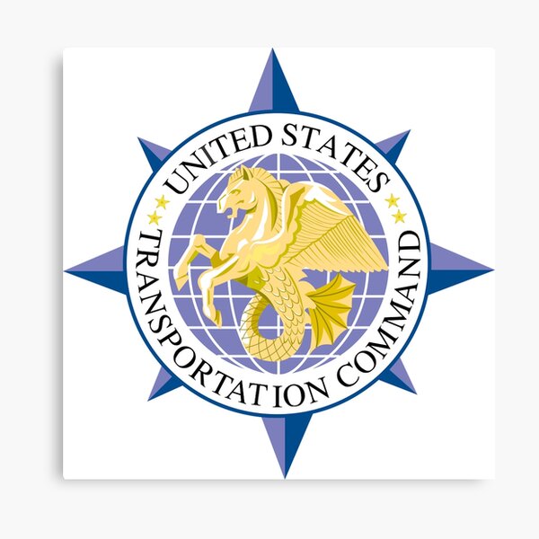 "United States Transportation Command (USTRANSCOM) Emblem" Canvas Print ...
