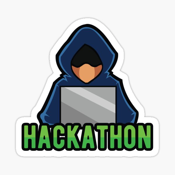 "Hackathon Hack Coder Hacking Hoodie Hacker" Sticker for Sale by Bronby ...