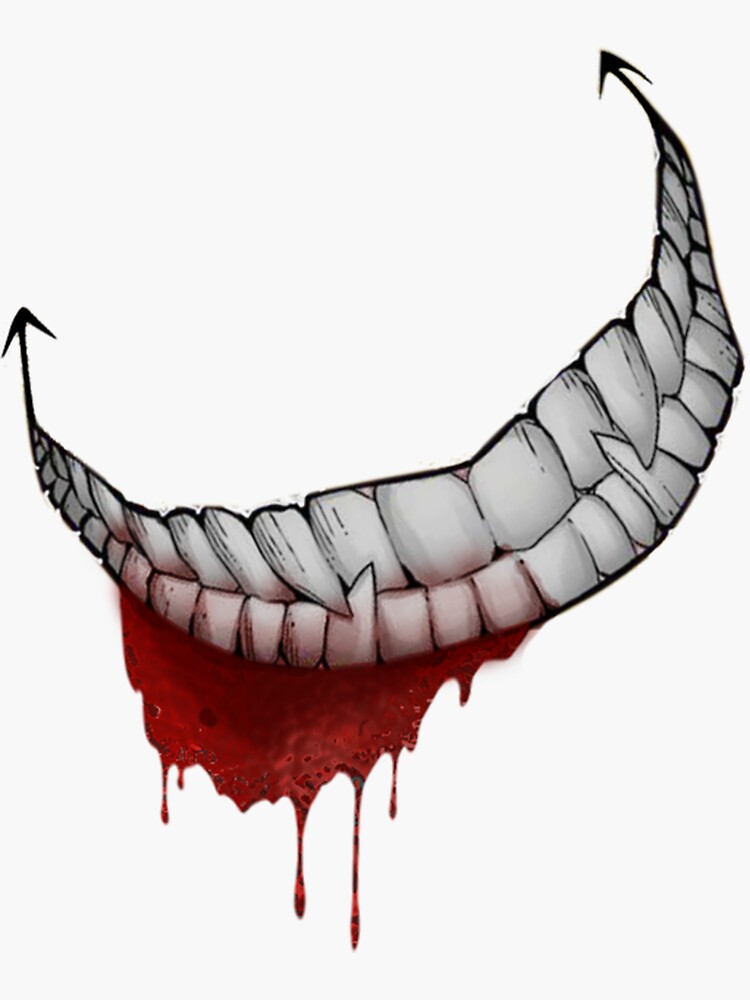 "Evil Smile" Sticker for Sale by Limbodotlife | Redbubble