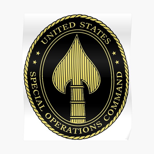 "United States Special Operations Command Insignia" Poster by ...