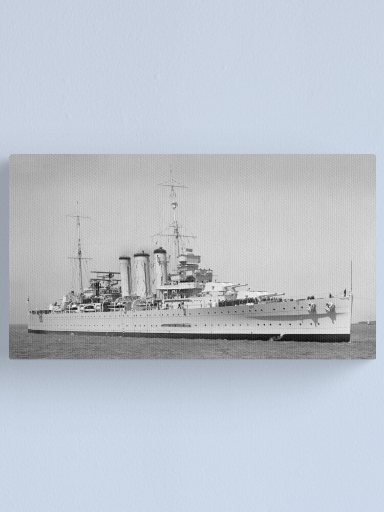 "HMAS Australia Heavy Cruiser - 1937" Canvas Print for Sale by ...