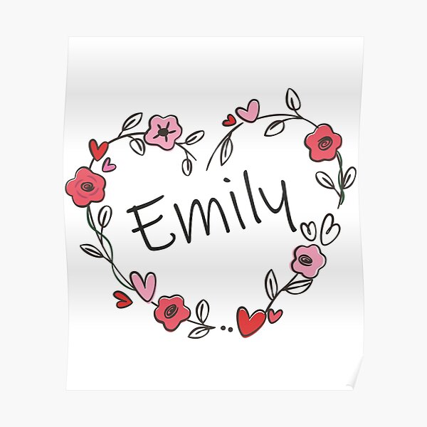 "Emily" Poster for Sale by oleo79 | Redbubble