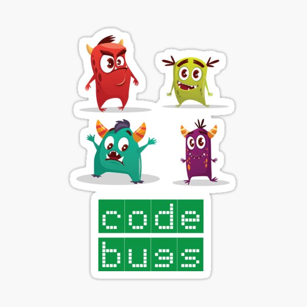 "Coding Bugs in the Code Kids Cute Coding Hackathon" Sticker for Sale ...