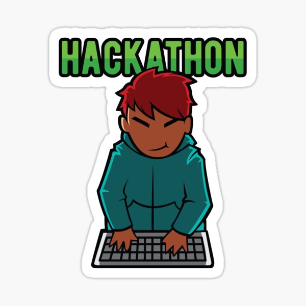 Hackathon Hack Coder Hacking Hacker Sticker For Sale By Bronby Redbubble 1592