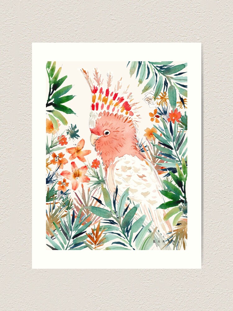 "BOOFUS the Major Mitchell’s Cockatoo" Art Print for Sale by Barbarian ...
