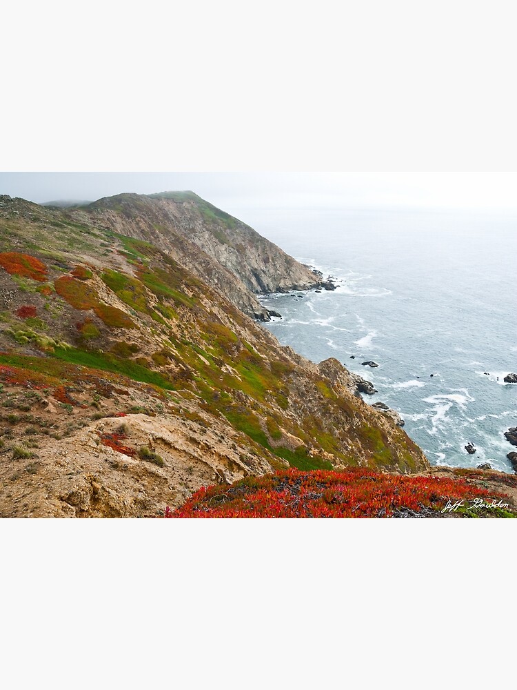 "Colorful Cliffs at Point Reyes" Poster for Sale by JeffGoulden | Redbubble