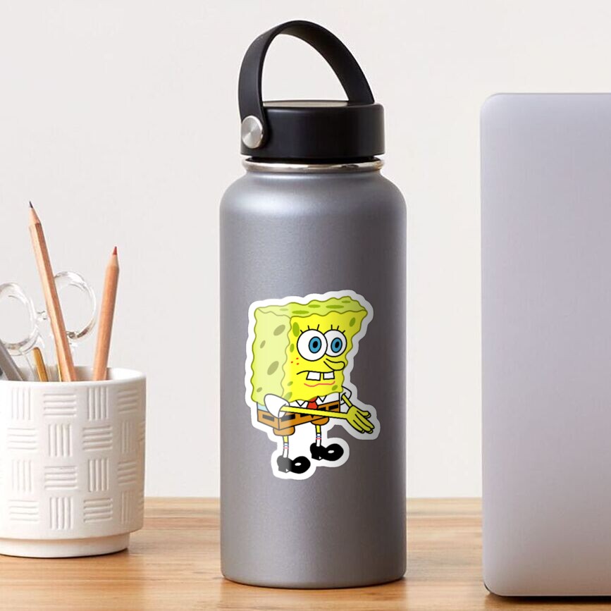 "spongebob boi inhale meme sticker" Sticker for Sale by BillNyeIsDope ...