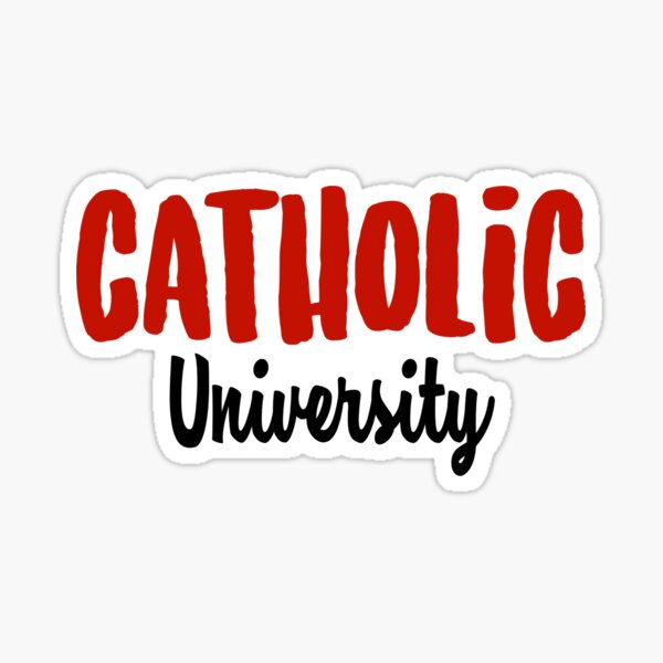 Catholic University Stickers | Redbubble