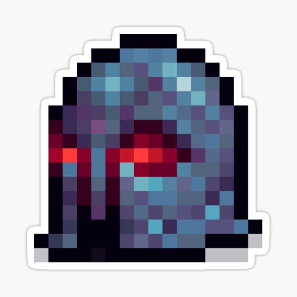 "Pixel Helm B5" Sticker for Sale by BenHenry | Redbubble