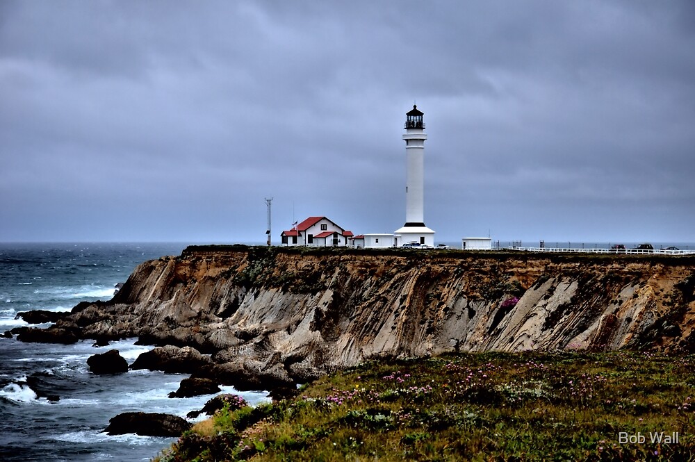 "Point Arena Lighthouse" by Bob Wall | Redbubble