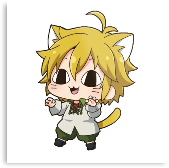 "Chibi Meliodas" Metal Prints by NeasterSake | Redbubble