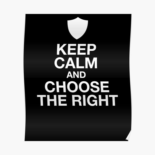 "Keep Calm and Choose the Right CTR" Poster by brizodesign | Redbubble