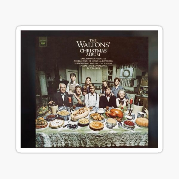 "The Waltons Christmas Album" Sticker for Sale by Jenniferkate72 ...