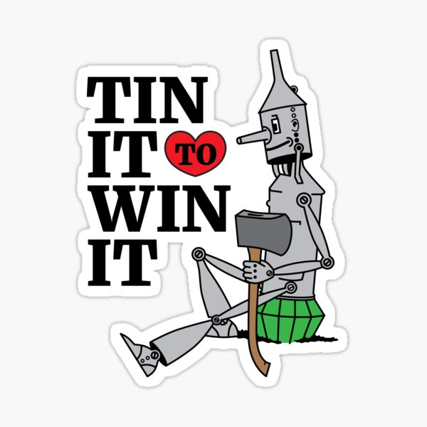 "Nick Chopper Tin Man - Wizard of Oz" Sticker for Sale by toddsimpson ...