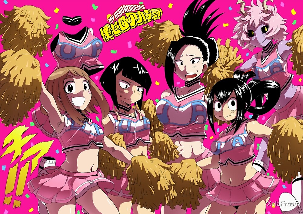 "My Hero Academia Cheerleaders" by XelaFrost | Redbubble