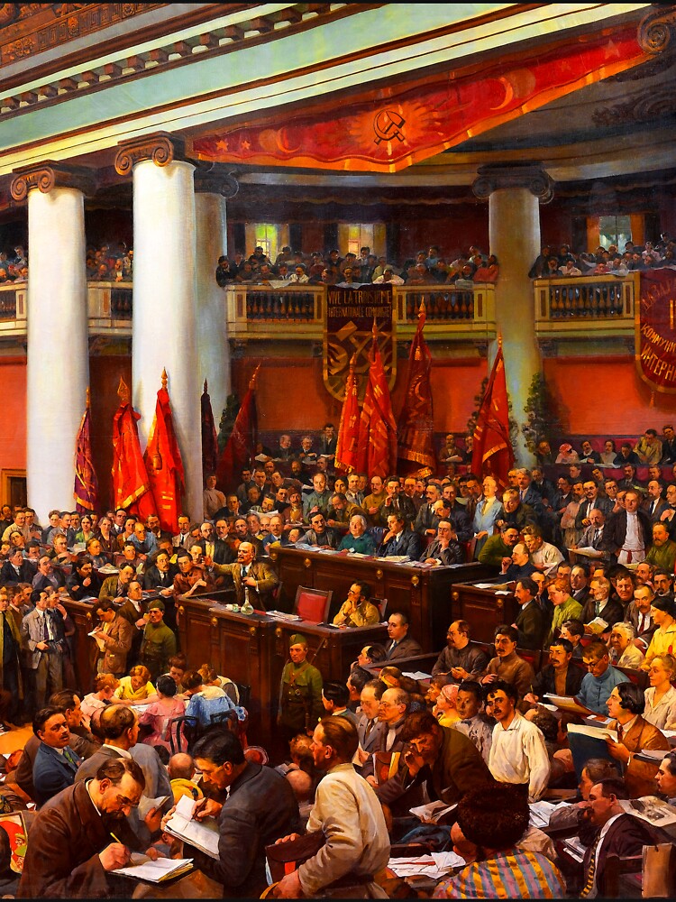 "Second Congress of the Comintern" T-shirt for Sale by entroparian ...