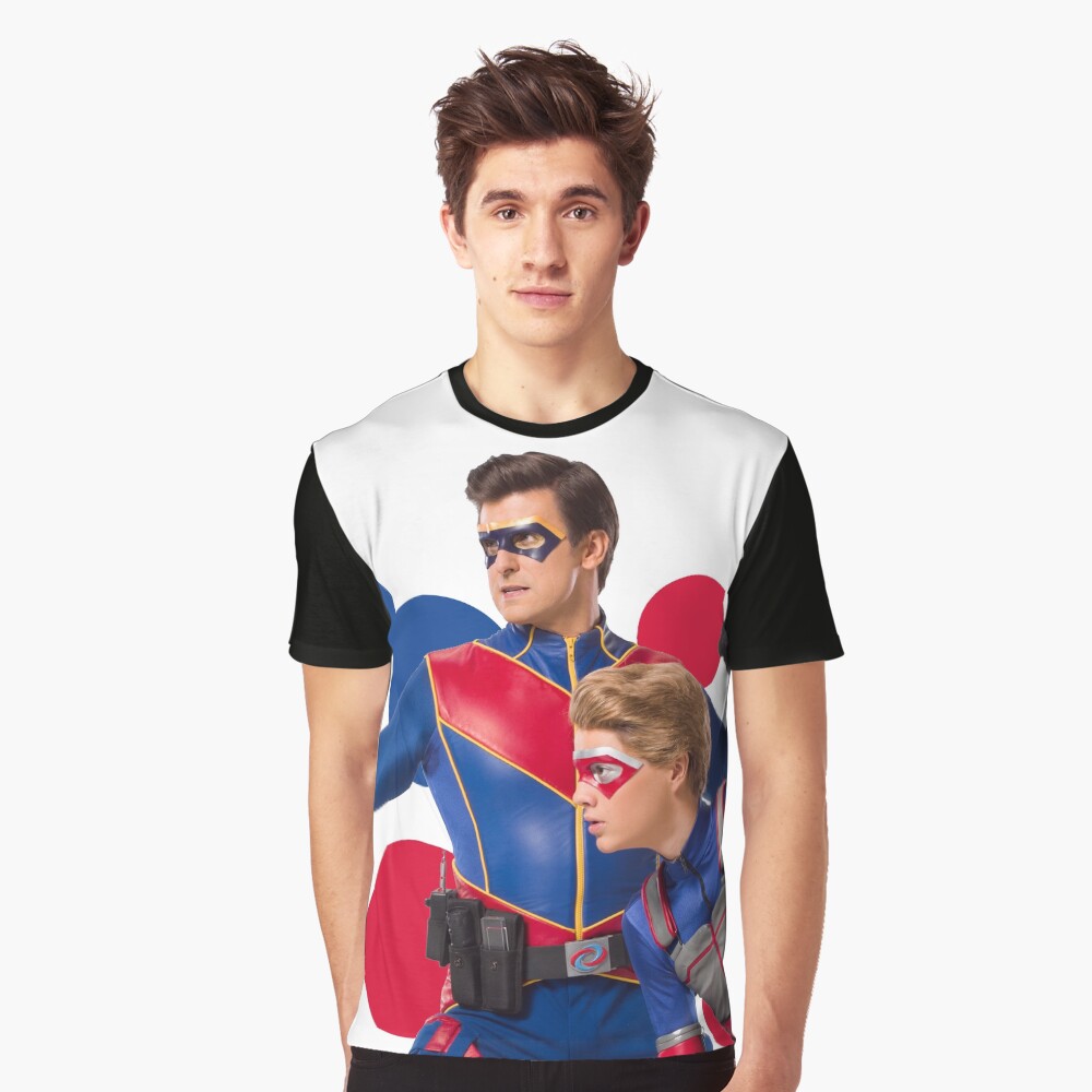 "Bubbles Captain Man and Kid Danger" Poster for Sale by Linneke | Redbubble