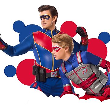 "Bubbles Captain Man and Kid Danger" Poster for Sale by Linneke | Redbubble