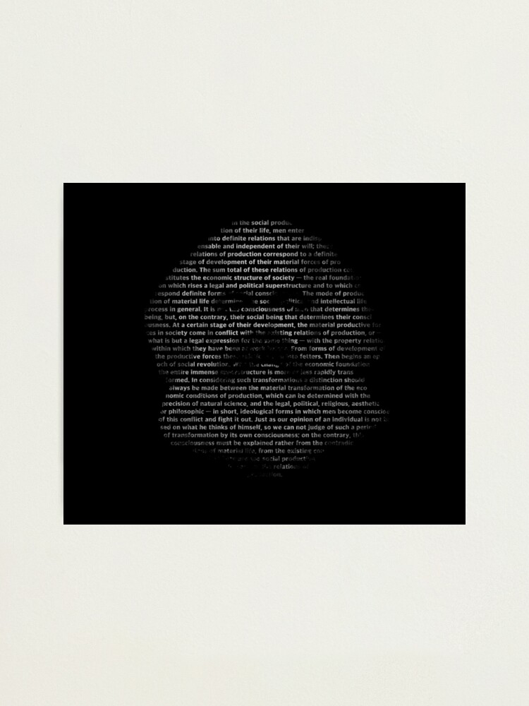 "Marx Word Portrait" Photographic Print for Sale by artmarxthespot ...