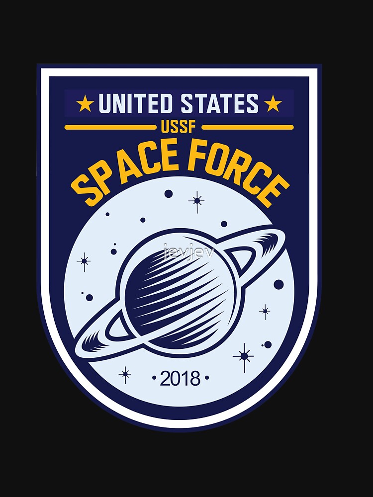 "United States Space Force USSF" T-shirt by jevjev | Redbubble