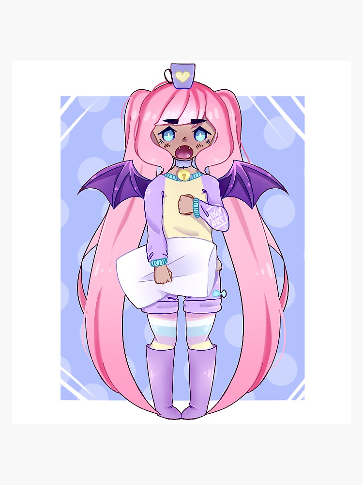 "Cute anime devil chibi" Sticker by HixyArt2 | Redbubble