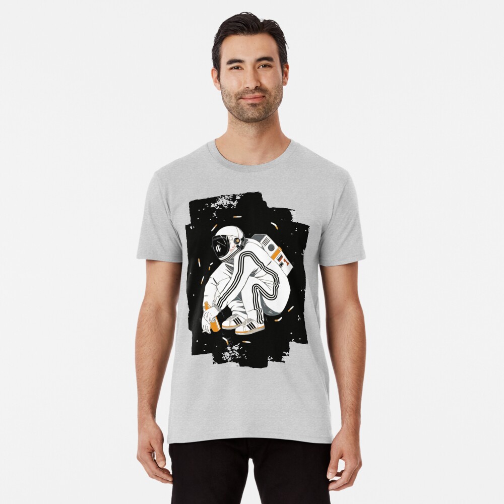 "Squatting Gopnik Slav with tracksuit in space" Sticker for Sale by ...