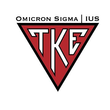 "TKE Omicron Sigma IUS" Sticker for Sale by itsmekiersten | Redbubble