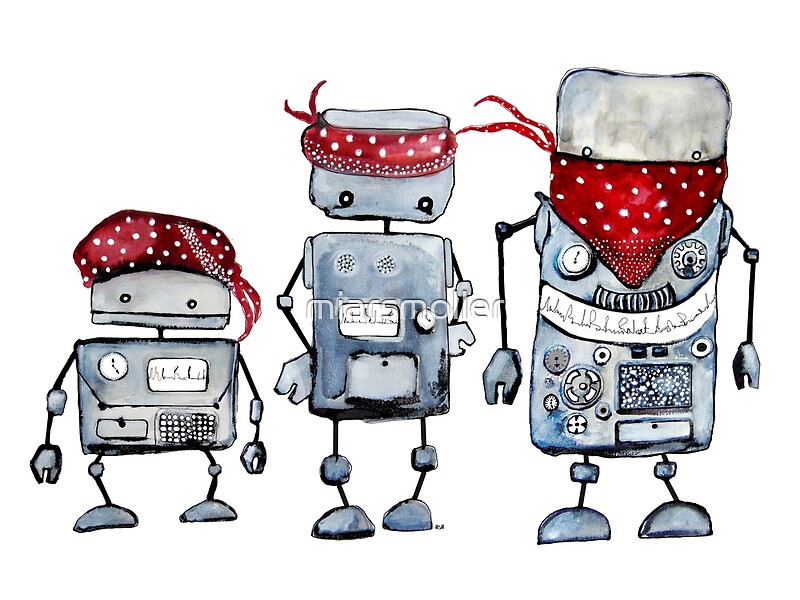 "Robot Gang" by miarsmoller | Redbubble