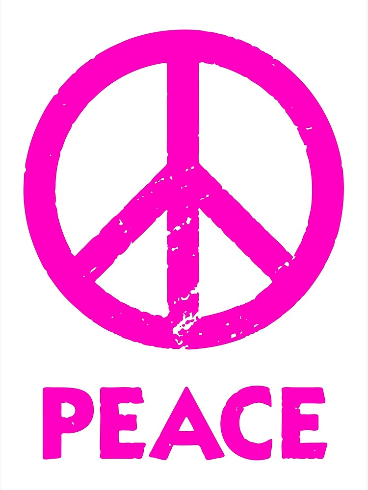 "PEACE sign peace movement" Poster for Sale by Helen-Storm | Redbubble