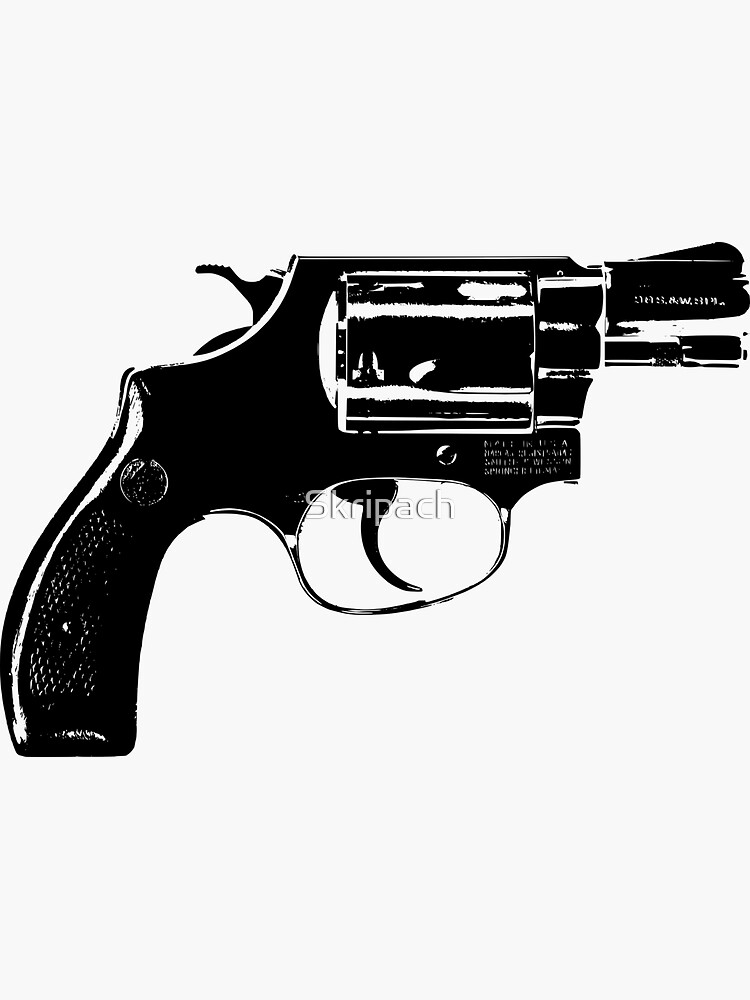 "Revolver" Sticker for Sale by Skripach | Redbubble