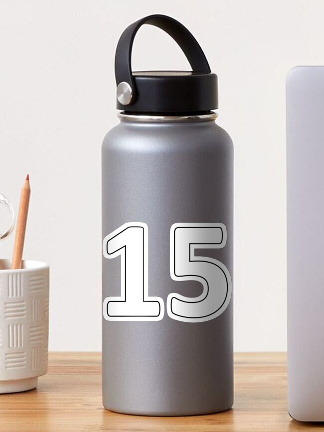 "Sports Jersey Number 15" Sticker for Sale by Mattyb22 | Redbubble