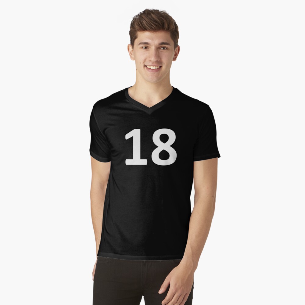 "Sports Jersey Number 18" Poster for Sale by Mattyb22 | Redbubble