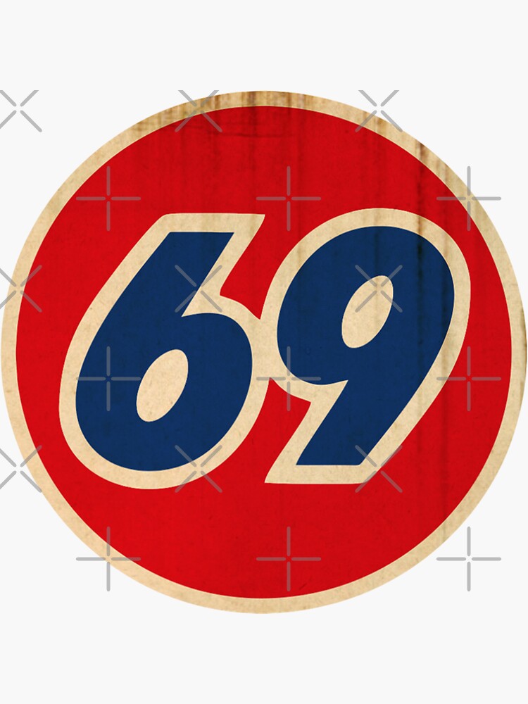 "RAT ROD 69" Sticker for Sale by BobbyG305 | Redbubble