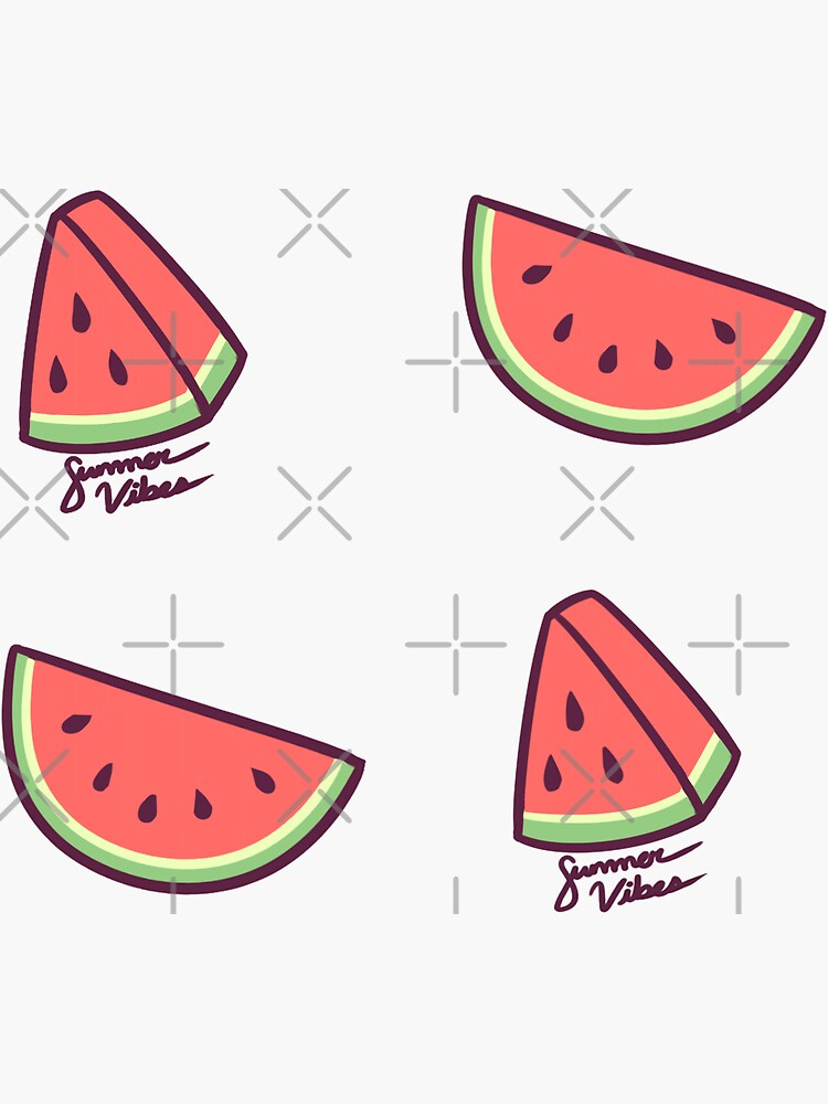 "WATERMELON STICKER PACK" Sticker by rosediore | Redbubble