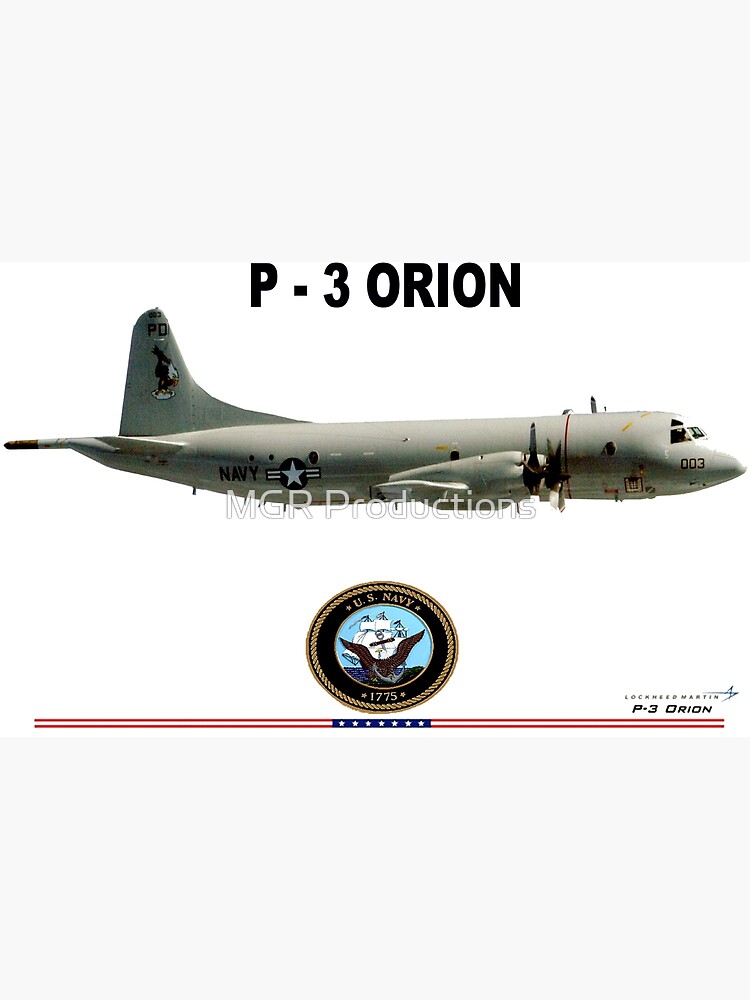 "P-3 Orion" Poster by Quatrosales | Redbubble