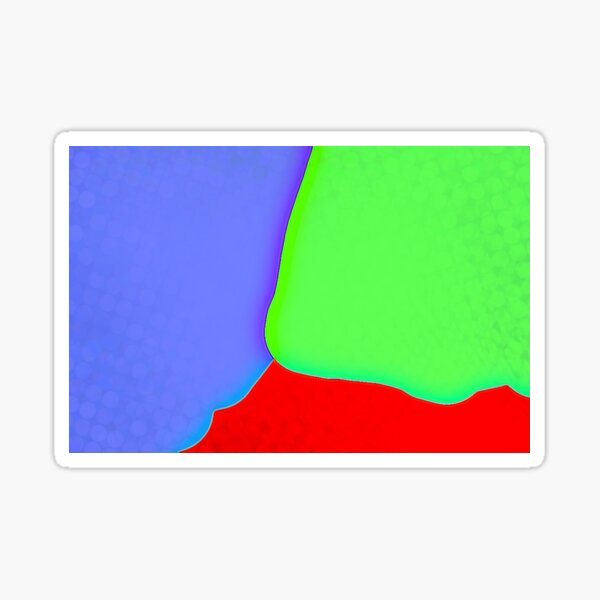 "Primary Colors" Sticker for Sale by LillianInk | Redbubble