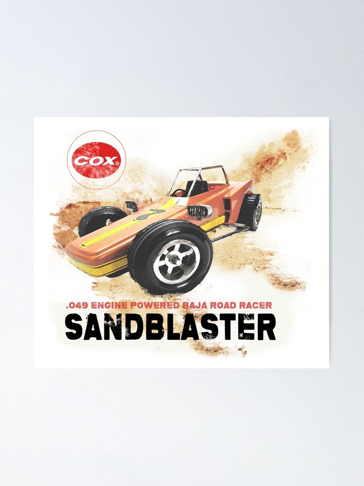 "Cox Sandblaster" Poster for Sale by Retrorockit | Redbubble