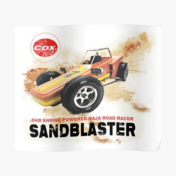 "Cox Sandblaster" Poster for Sale by Retrorockit | Redbubble