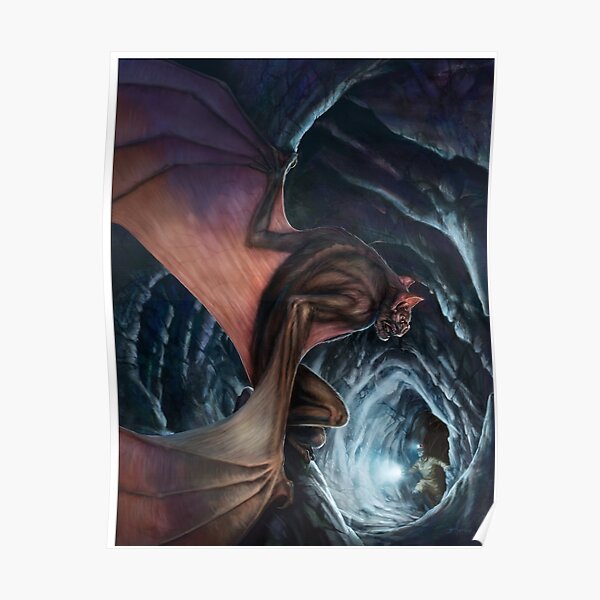"Ahool- the Man-Bat cryptid" Poster for Sale by BrittMartinArt | Redbubble