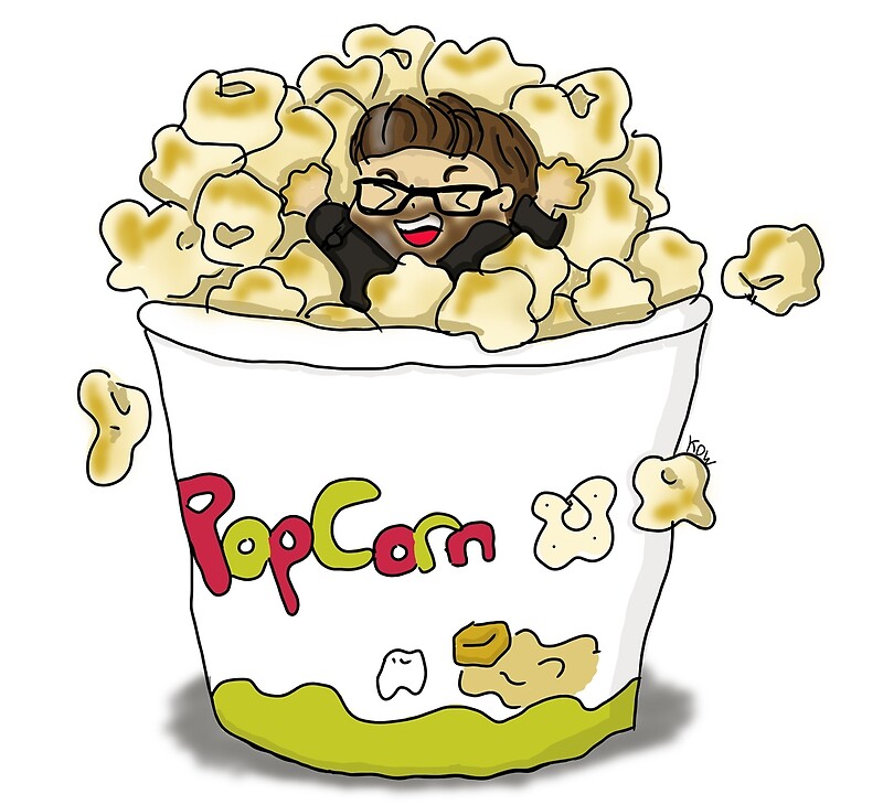 "Popcorn Rob " by Katalendw | Redbubble