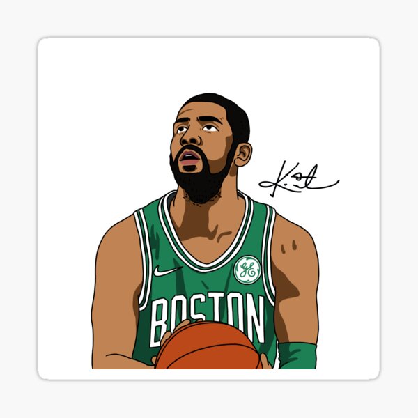 "Kyrie on the celtics" Sticker for Sale by NiNino | Redbubble