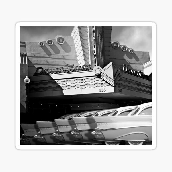 "DOWNTOWN 555" Sticker for Sale by theoatman | Redbubble