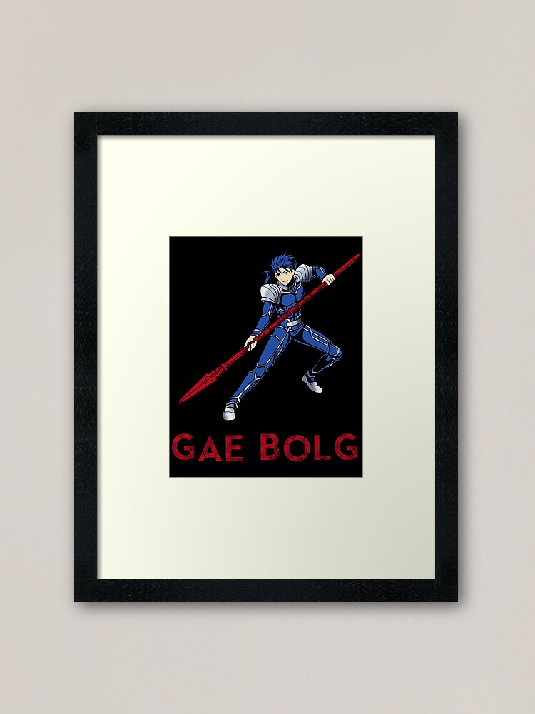 "Cu chulainn - Lancer - Gae Bolg" Framed Art Print by xEMIYA | Redbubble