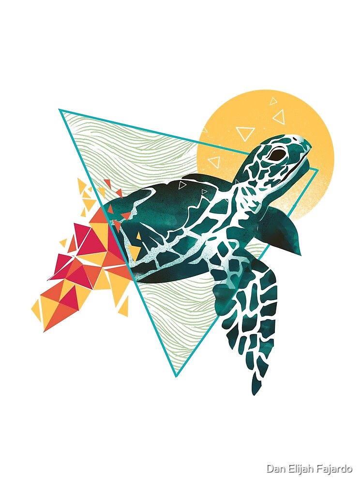 "Geometric Turtle" Art Print for Sale by dandingeroz | Redbubble