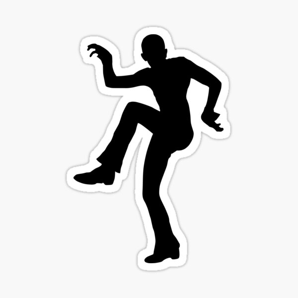 "Robbie Rotten Silhouette" Sticker by spencespry | Redbubble