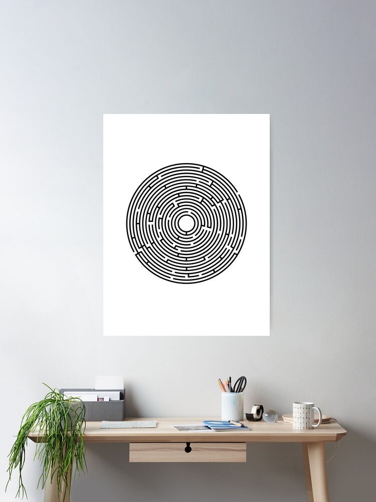 "A Solvable Maze" Poster for Sale by Tim Gengler | Redbubble
