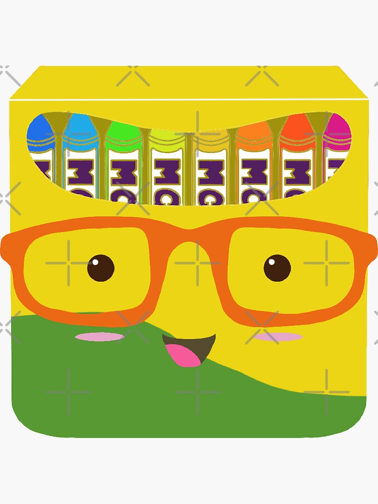 "Crayon Box Back to School" Sticker for Sale by mcb-jp | Redbubble